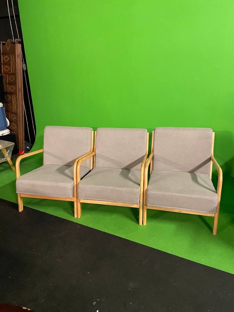 Scandinavian Solid Wood Arm Chair | Self Collect Available, Furniture ...