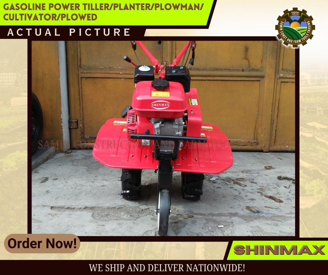 Shinmax Japan Gasoline Power Tiller / Plowman / Cultivator with 7HP ...