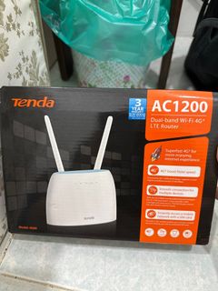 Tenda AC1200 Dual Band WiFi 4G+ LTE Router, Computers & Tech, Parts ...