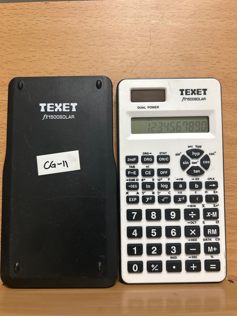 Texet FX1500SOLAR Solar Powered Scientific Calculator, Hobbies & Toys ...