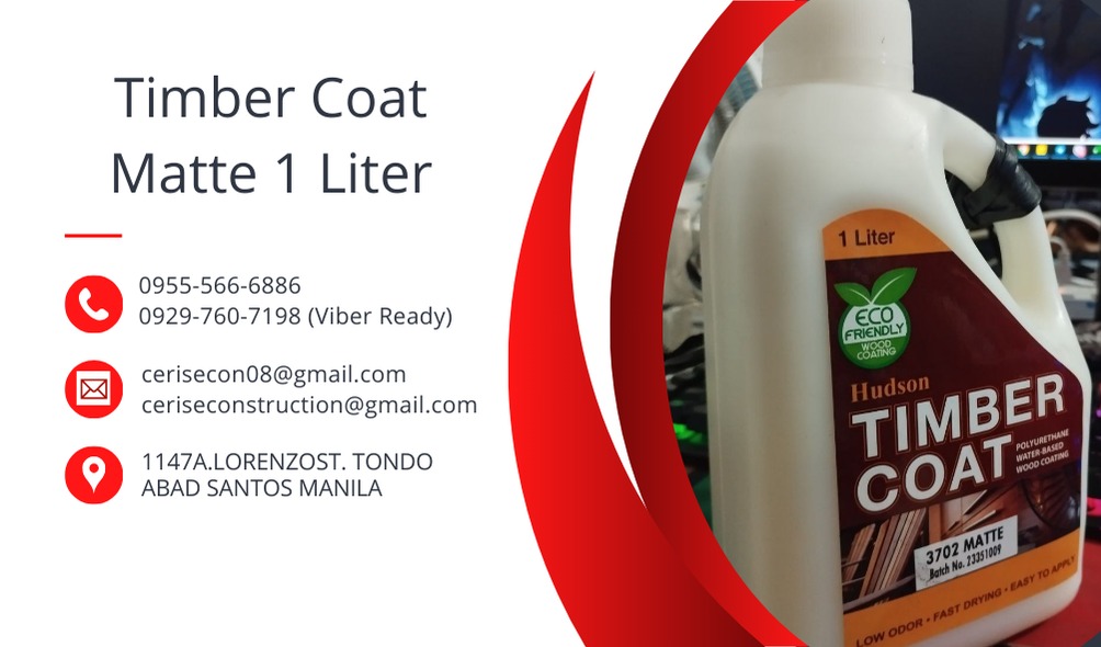 Timber Coat Matte 1 Liter, Commercial & Industrial, Construction Tools ...