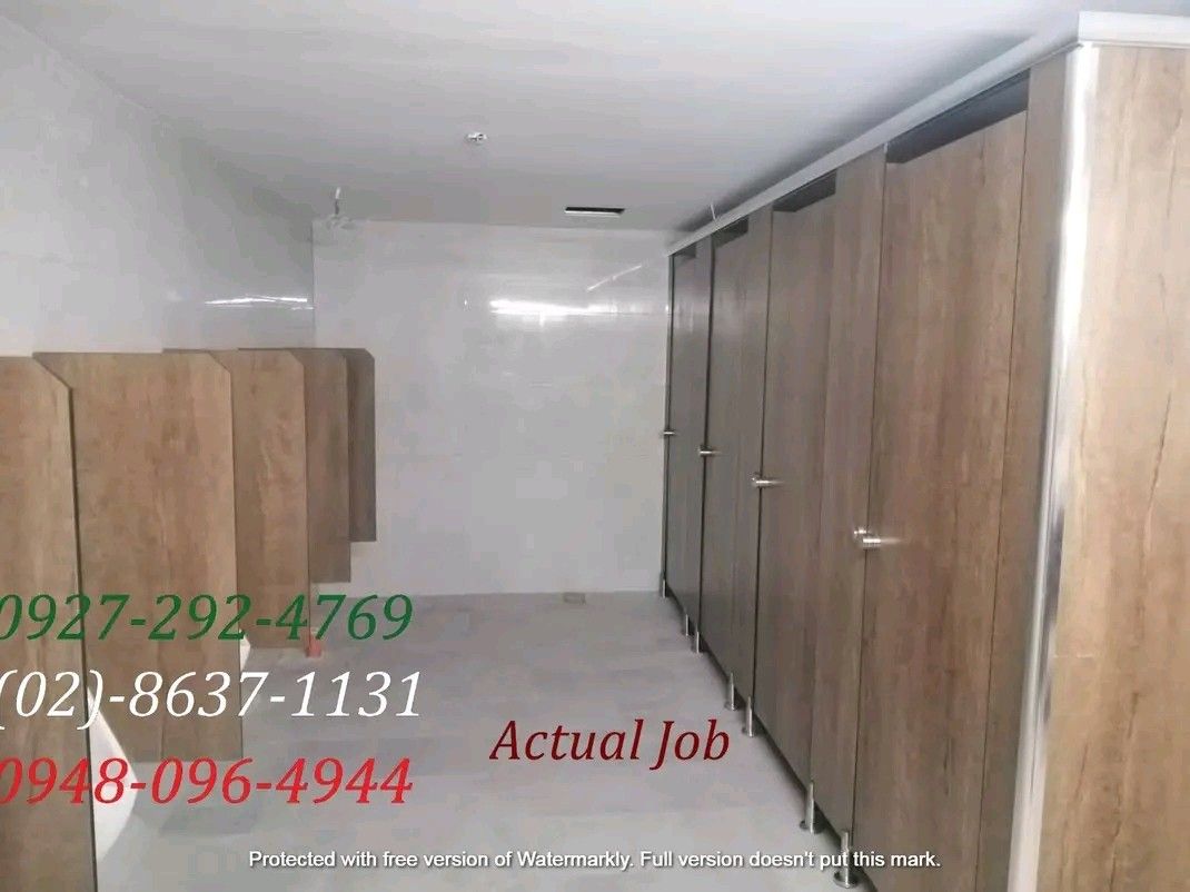 Toilet Partition Phenolic Board 12 mm with PWD, Slop Sink, Urinal ...