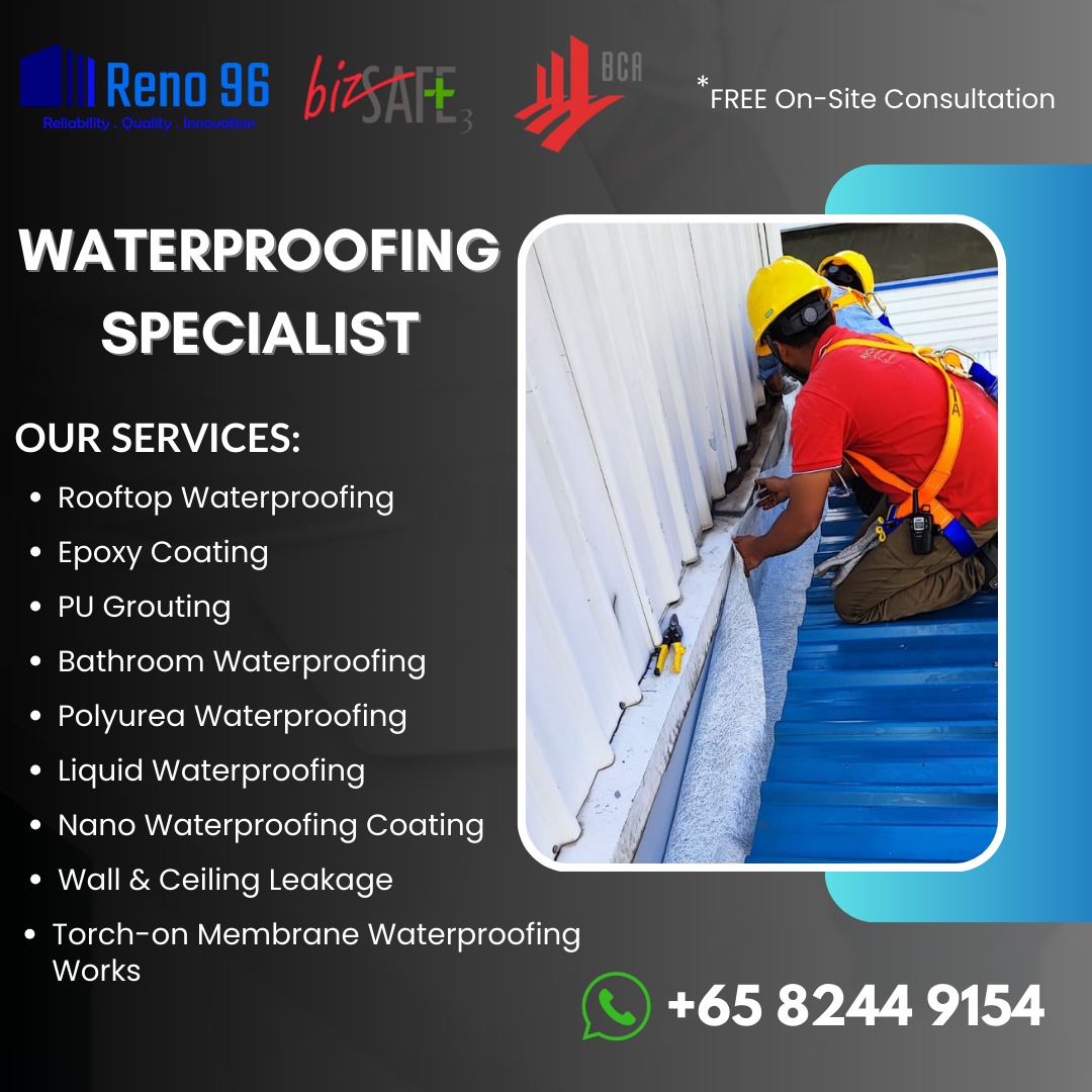 Waterproofing Contractor / Waterproofing Specialist / Water Leakage / Seepage / Rooftop ...