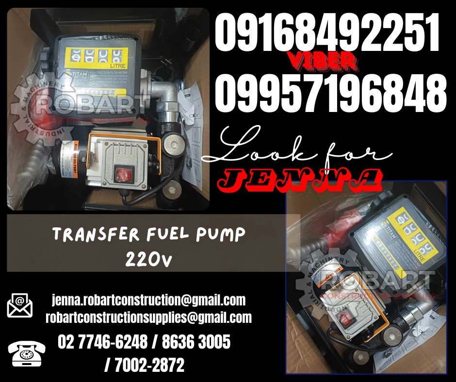 Transfer Fuel Pump 220v brand: Titan, Commercial & Industrial ...