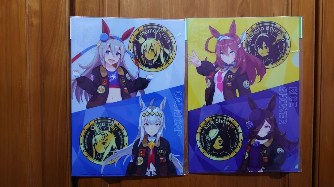 Uma Musume Pretty Derby x Suntory Boss A4 Clear File Set, Hobbies & Toys, Collectibles ...