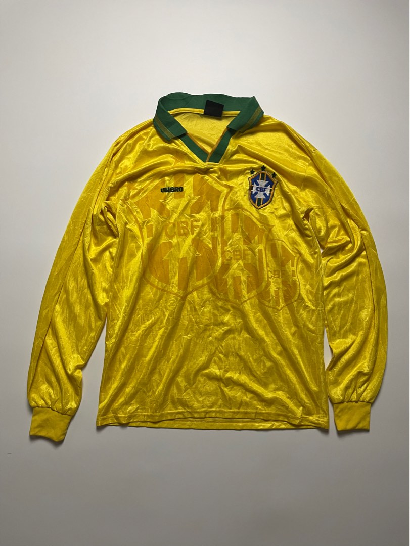 Vintage Brazil Football Soccer Jersey, Men's Fashion, Tops & Sets ...