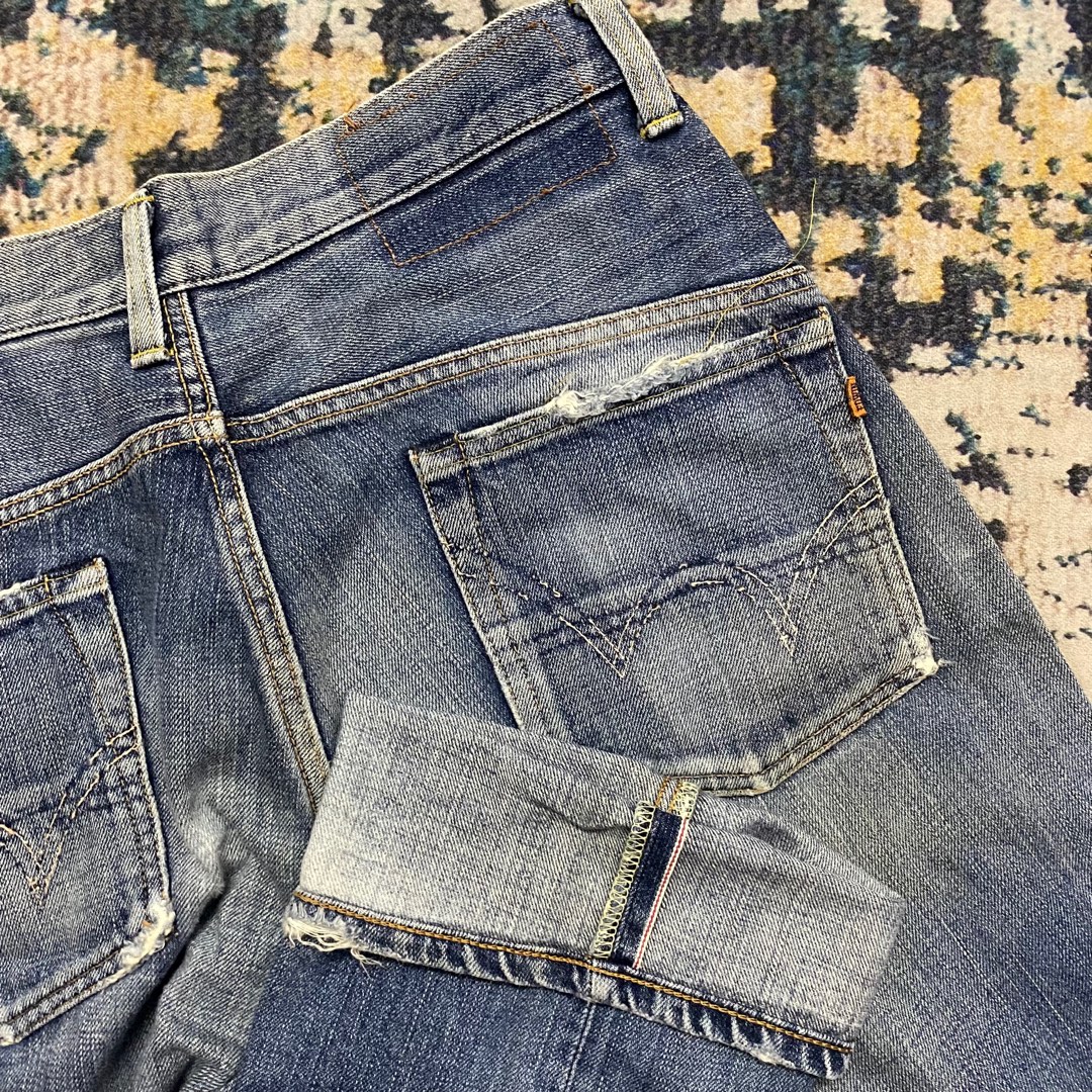 Vintage edwin kepala kain sebelah rare rm40, Men's Fashion, Bottoms ...