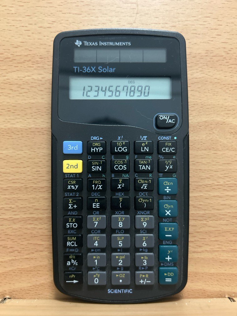 Vintage Texas Instruments TI-36X Solar Scientific Calculator (No cover ...
