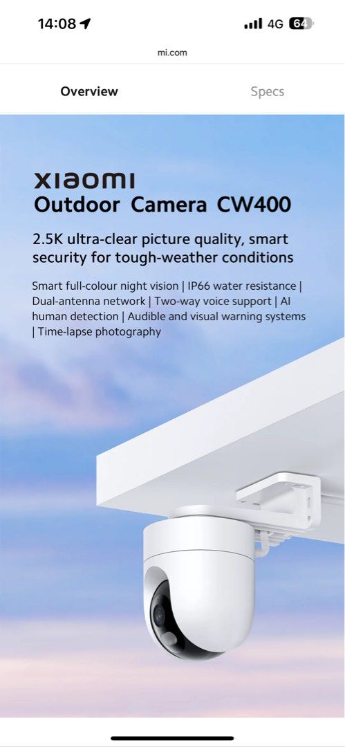Xiaomi cctv CW400 (China version), Mobile Phones & Gadgets, Other ...