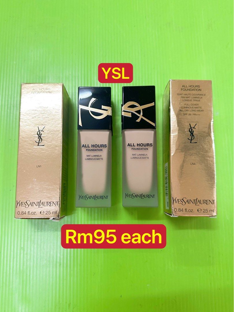 Ysl all hour full cover luminous matte foundation Free postage, Beauty ...