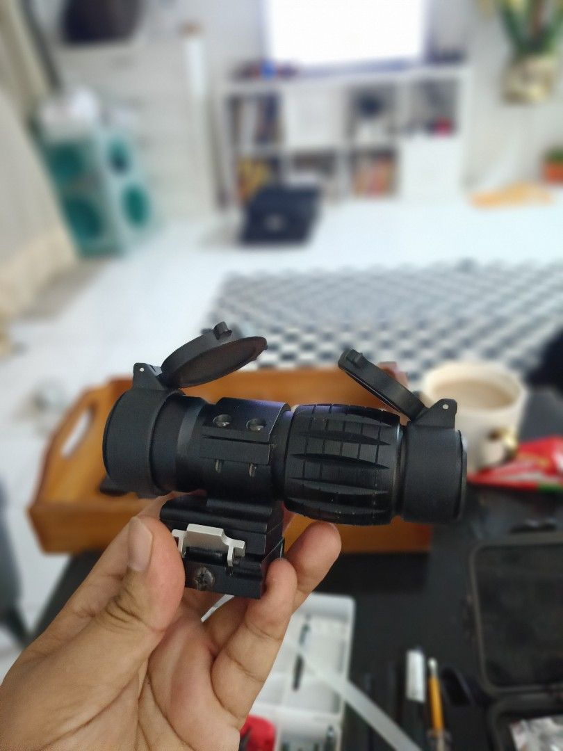 3x Scope Magnifier Sight With Flip Clip, Hobbies & Toys, Toys & Games ...