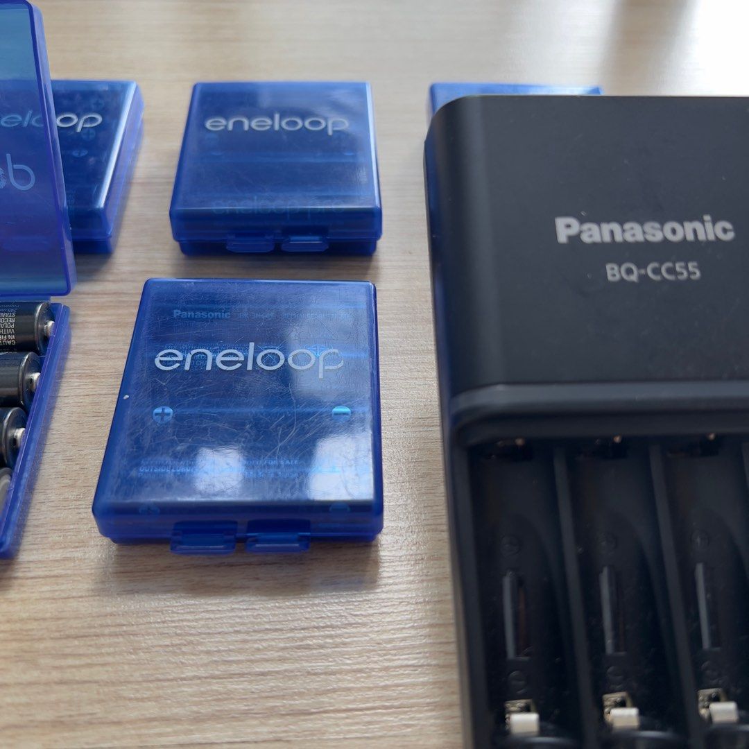 5 sets of eneloop pro batteries + charger (Panasonic, BQ-CC55 ...