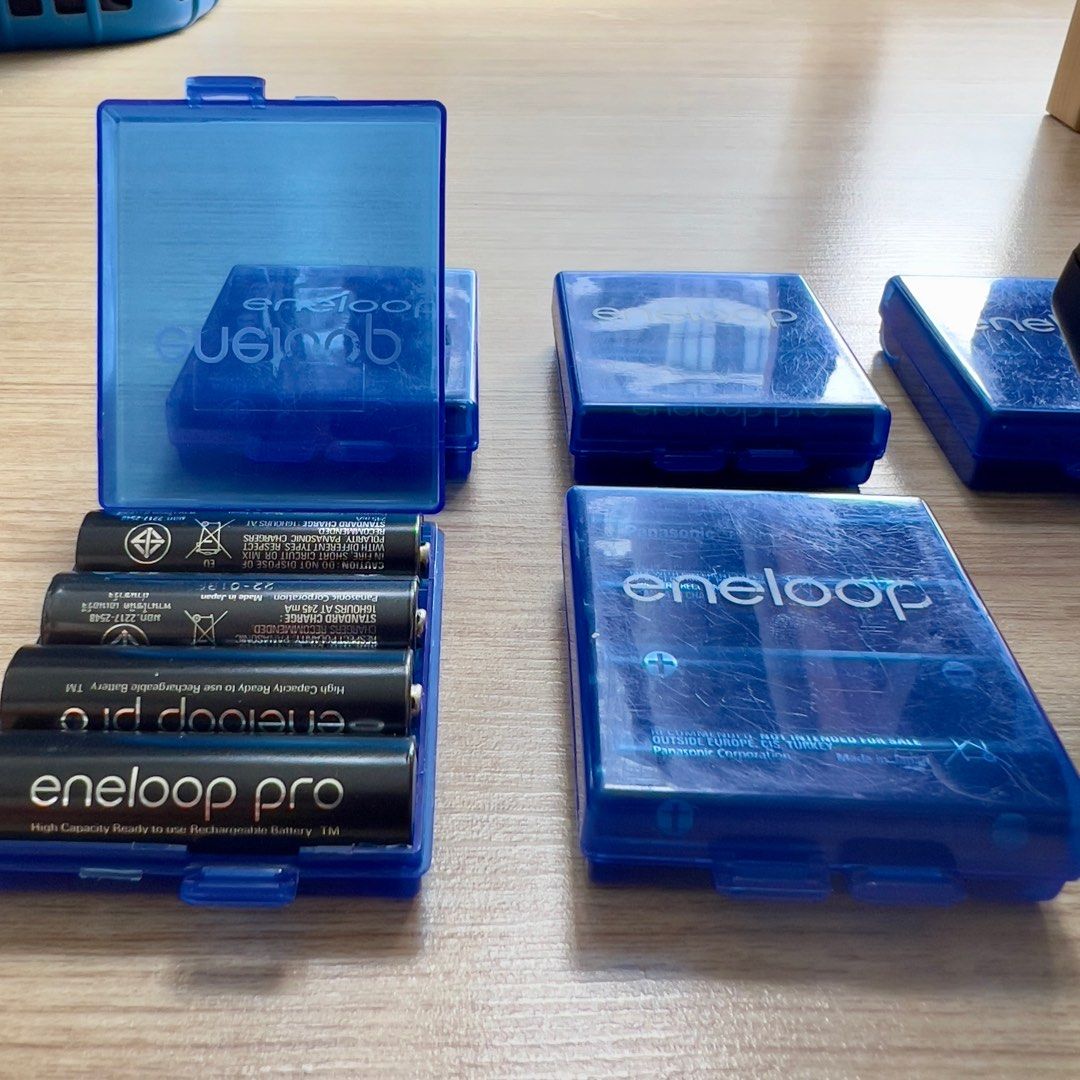 5 sets of eneloop pro batteries + charger (Panasonic, BQ-CC55 ...