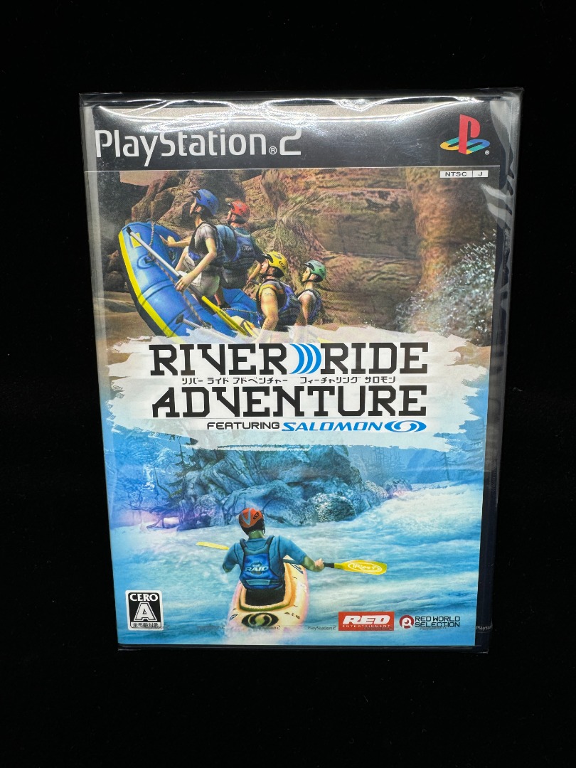 全新 [未開封] PS2 River Ride Adventure FEATURING SALOMON 日版, 電子遊戲, 電子遊戲 ...