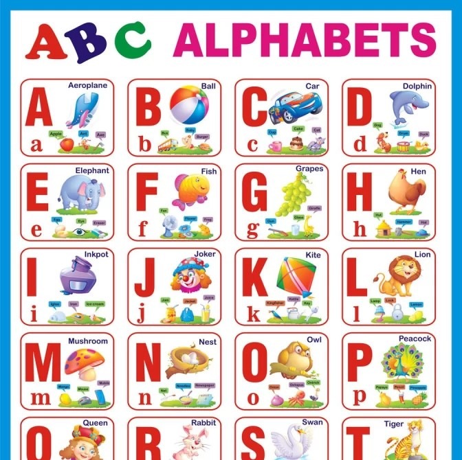 ABC Alphabet sticker alphabet learning sticker, Hobbies & Toys ...