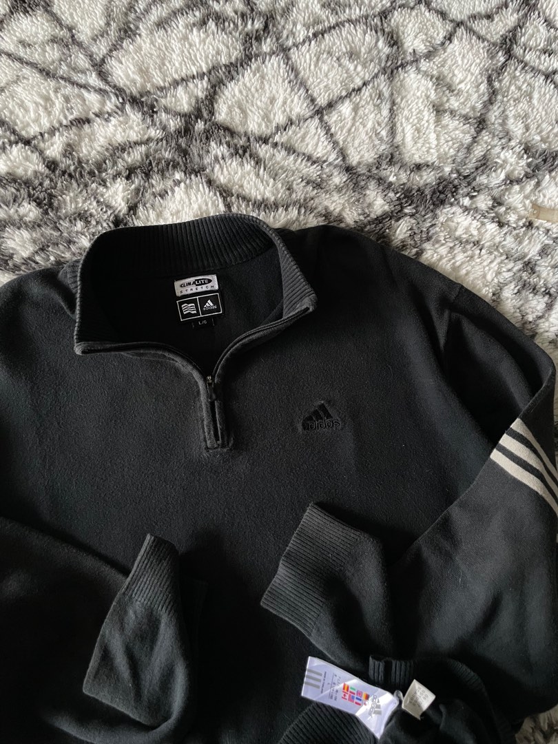 Adidas Halfzipper, Men's Fashion, Tops & Sets, Tshirts & Polo Shirts on ...