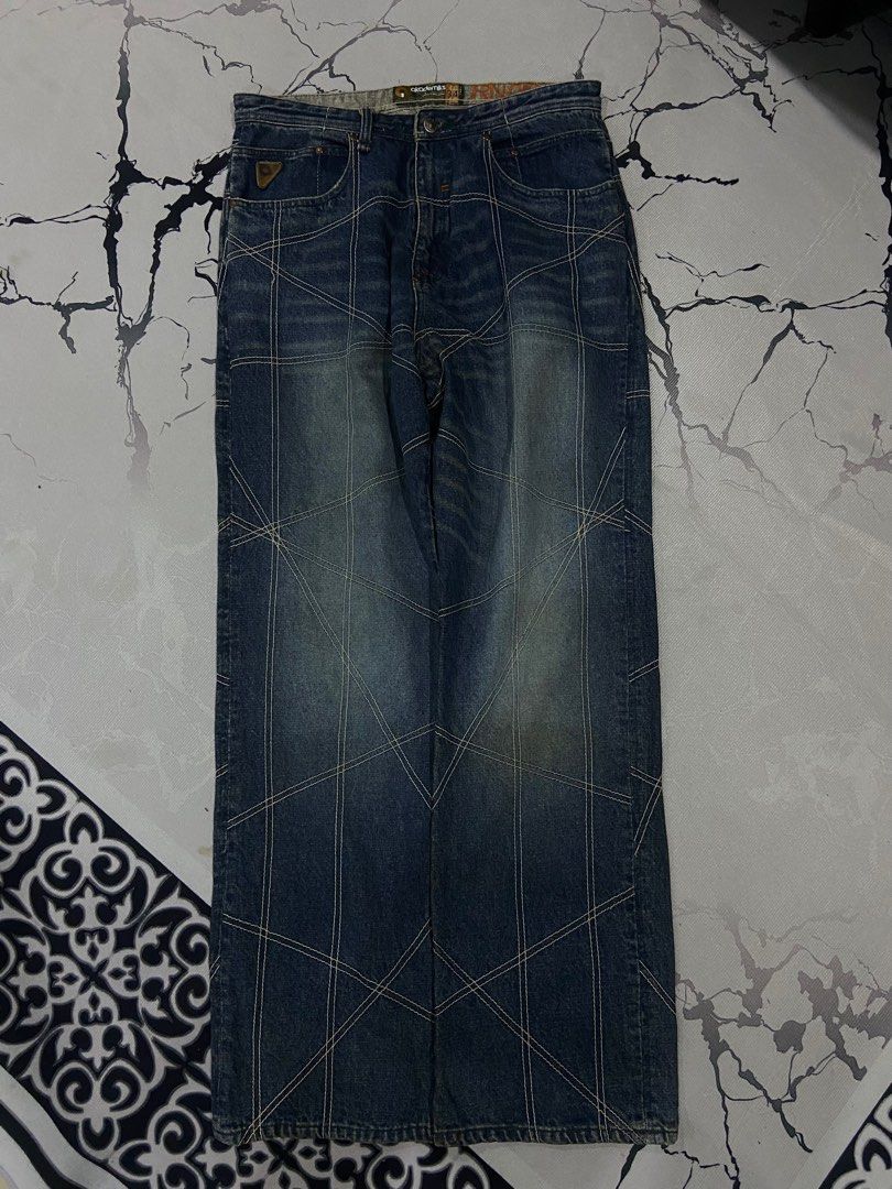 AKADEMIKS BAGGY JEANS Y2K like jnco fubu southpole fubu sohk dogtown ...