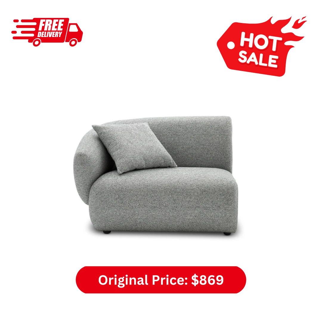 Auburn Left Arm Sofa, Performance Basalt, Furniture & Home Living ...