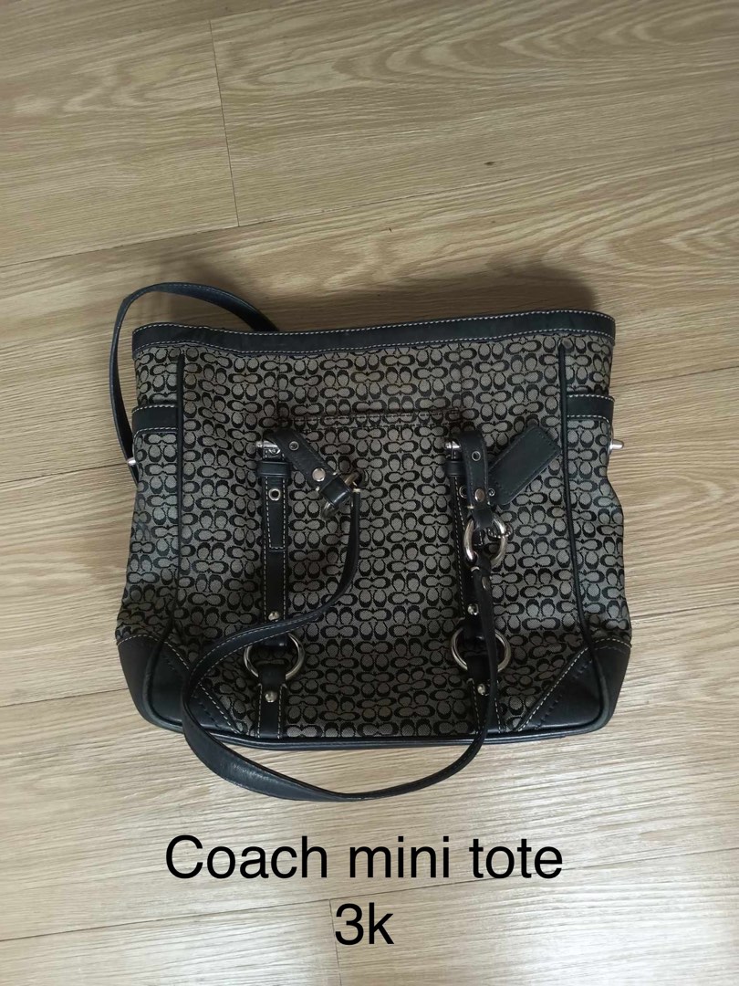 Authentic Coach mini tote, Women's Fashion, Bags & Wallets, Shoulder ...