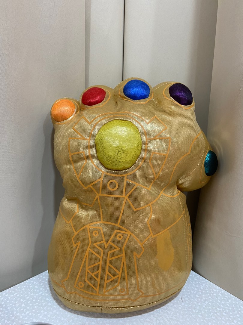 Avengers Endgame Infinity Gauntlet Plush Glove, Men's Fashion, Watches ...