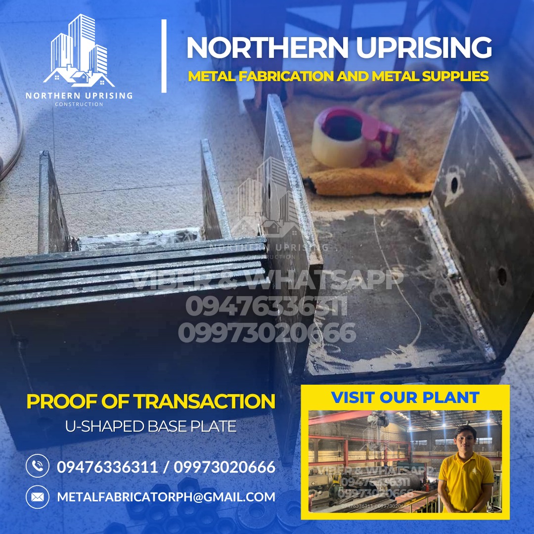 Base Plate | Metal Fabrication | U Base Plate | Gusset Plate | Anchor ...