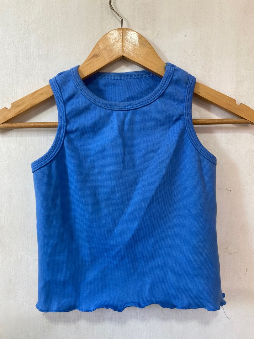 Blue sando, Women's Fashion, Tops, Others Tops on Carousell
