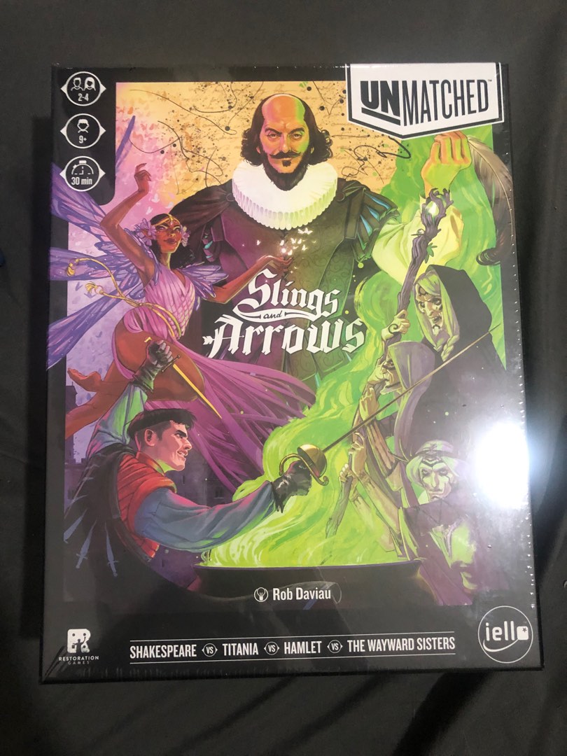 Boardgame: Unmatched Slings and Arrows, Hobbies & Toys, Toys & Games on ...