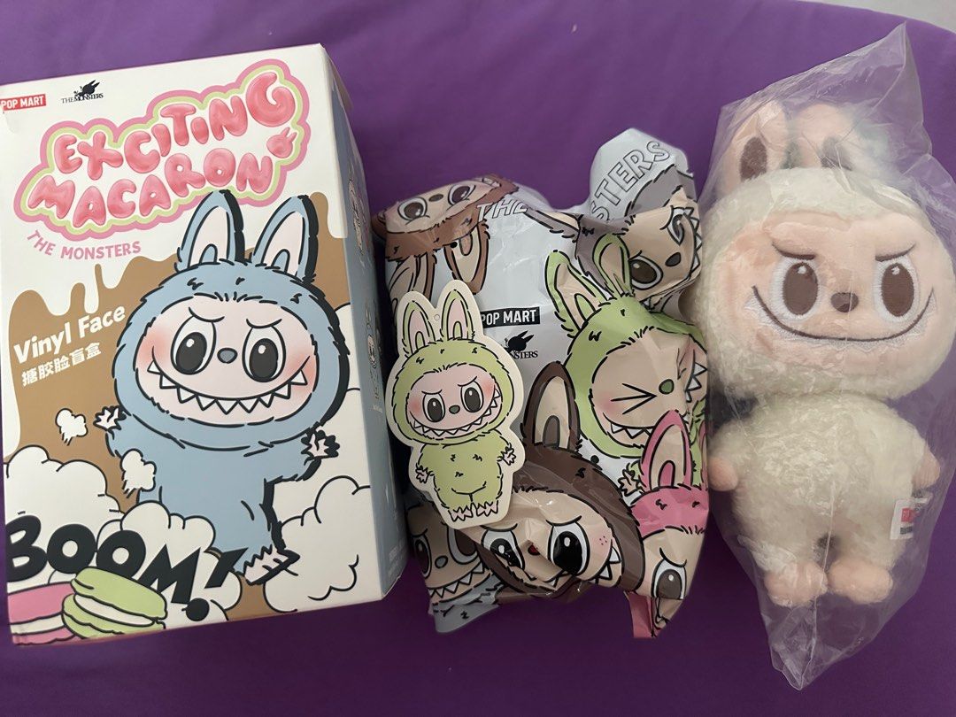 Brand new 100% Authentic Labubu Green Grapa Macaron and Popmart Theme ...