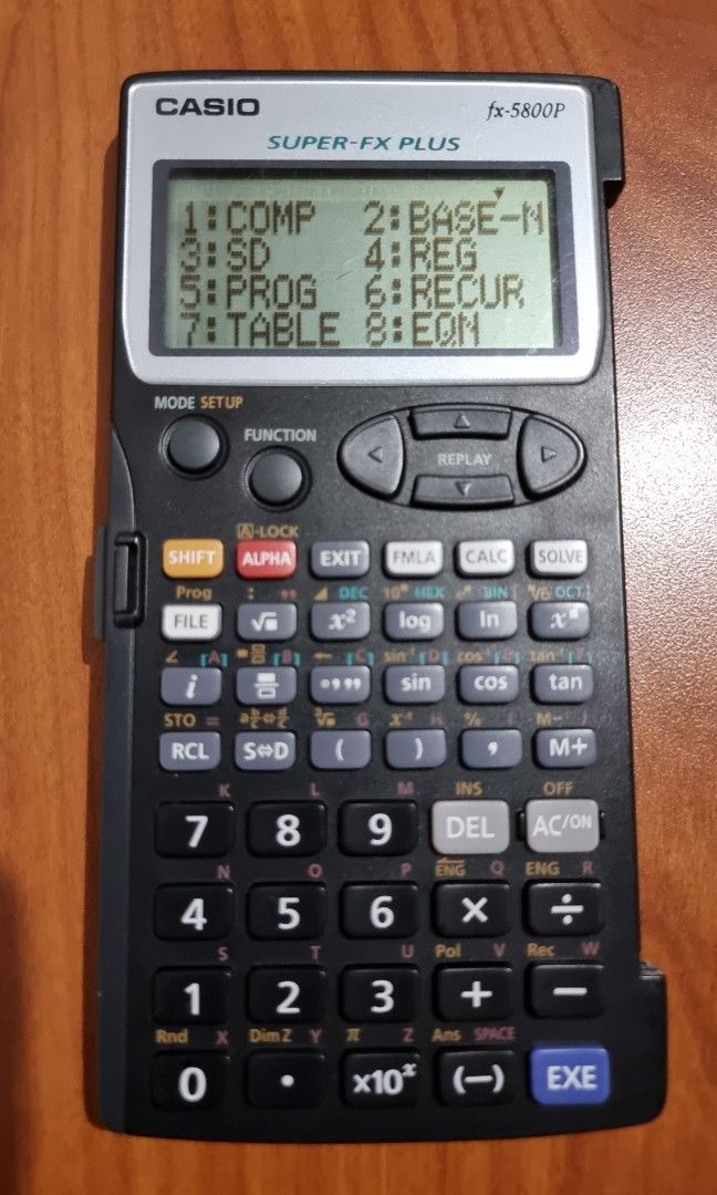 Casio Scientific Calculator fx 5800P, Computers & Tech, Office ...