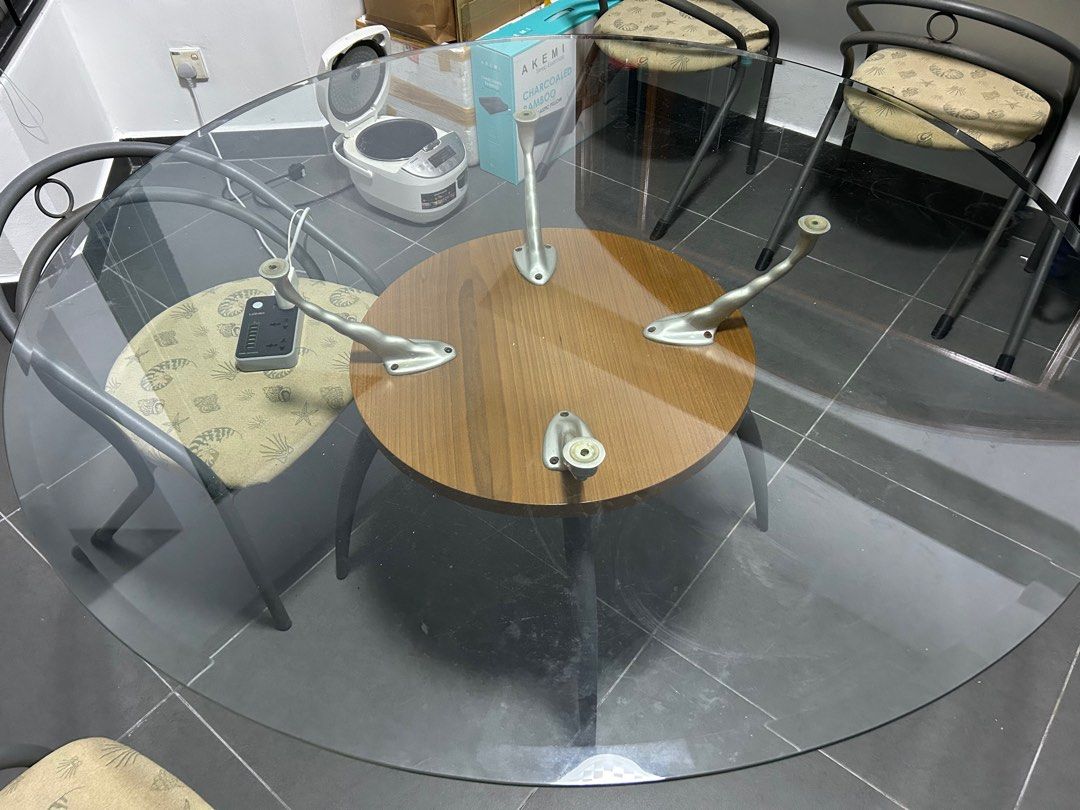Cellini Round Dining Table, Furniture & Home Living, Furniture, Tables ...