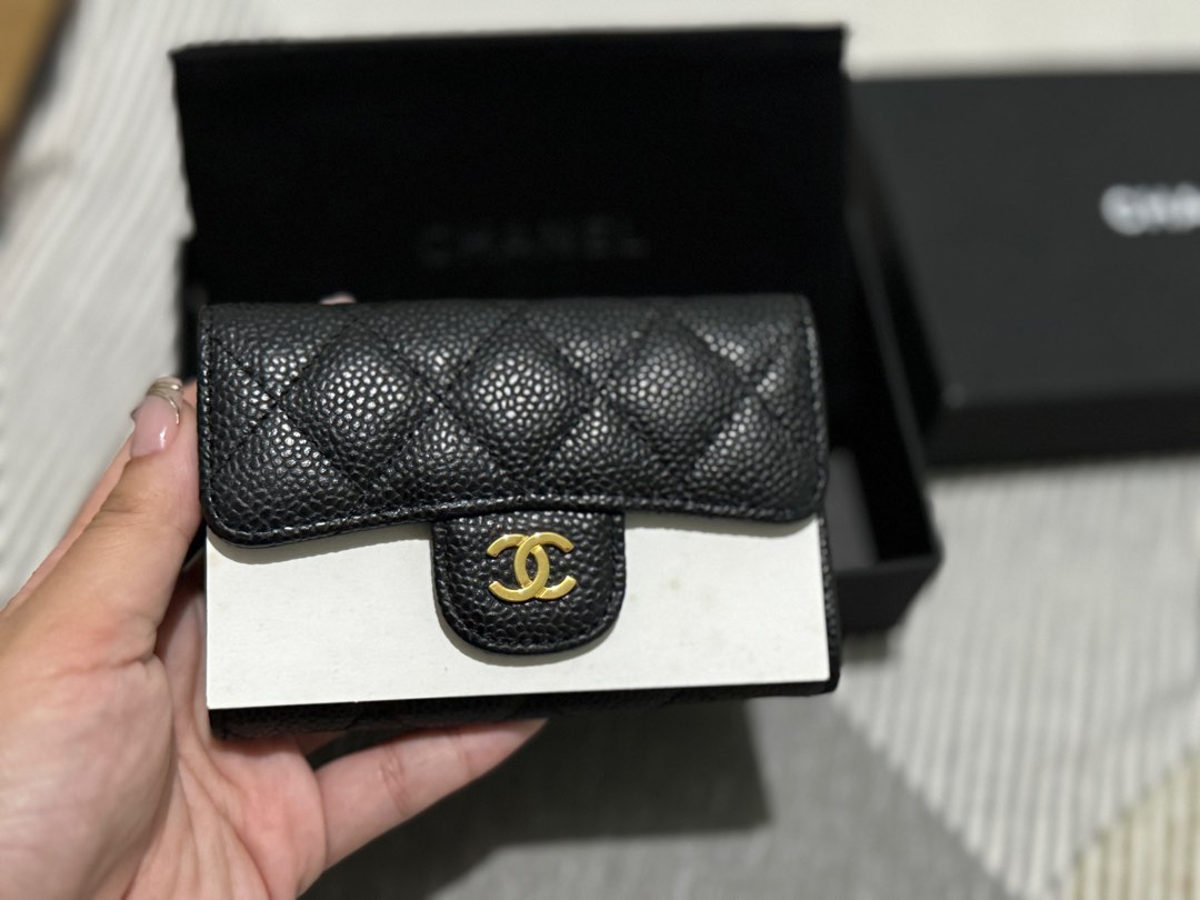 Channel Authentic Caviar with Gold Hardware, Women's Fashion, Bags ...