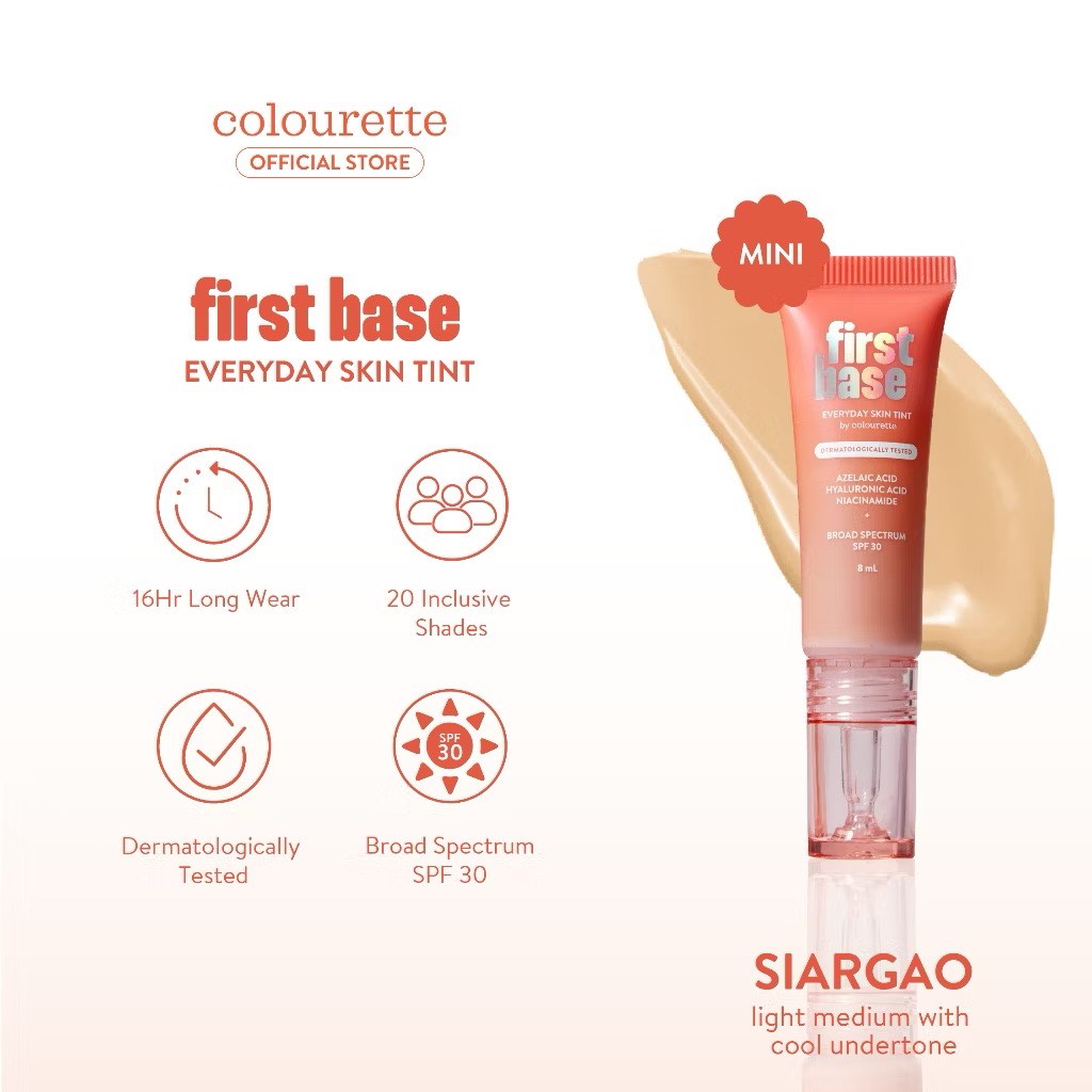 Colourette Mini First Base Skin Tint (Siargao), Beauty & Personal Care ...