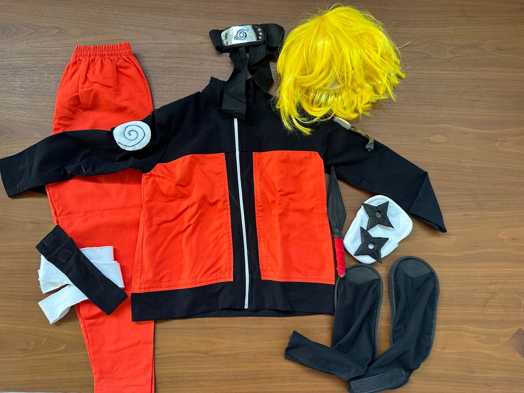 Complete Custom-Made NARUTO costume, Babies & Kids, Babies & Kids ...