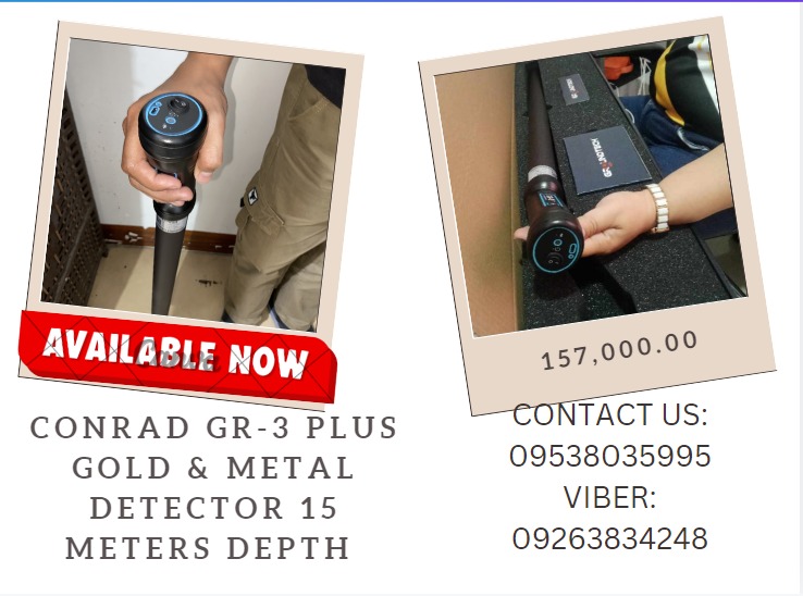 CONRAD GR-3 PLUS GOLD & METAL DETECTOR 15 METERS DEPTH, Commercial & Industrial, Industrial ...