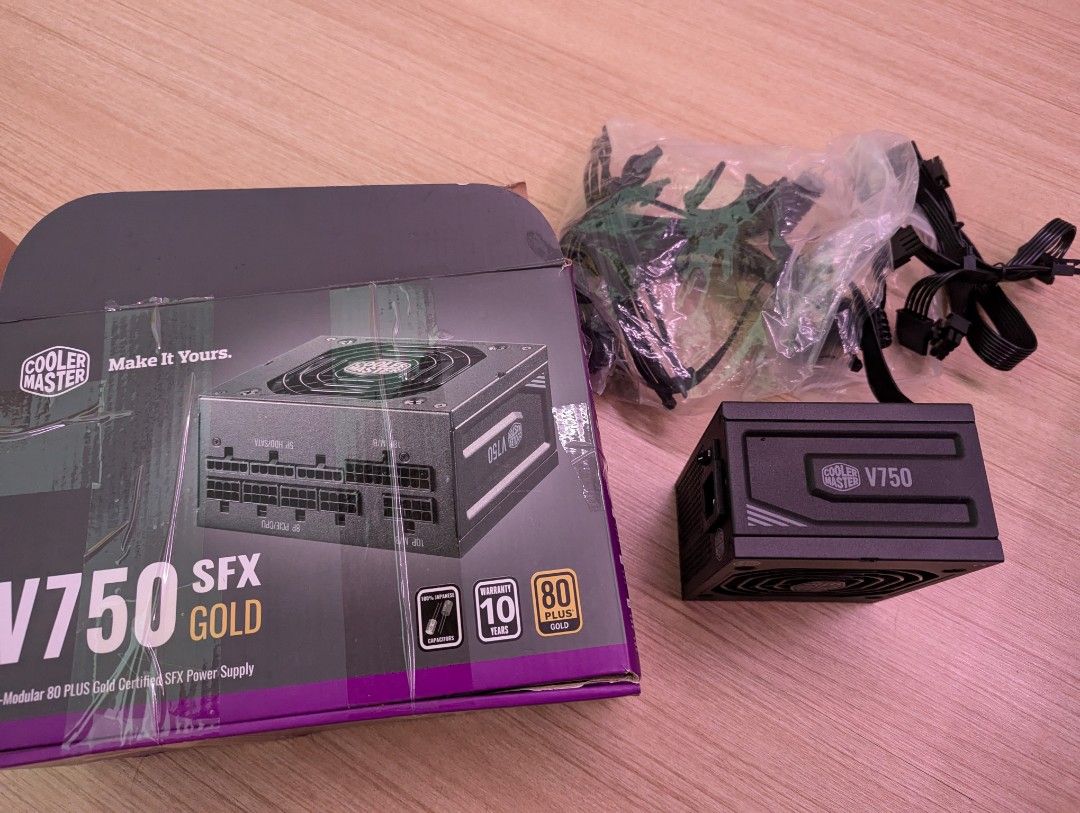 Cooler Master V750 SEMI-FANLESS, FULL MODULAR SFX, Computers & Tech ...