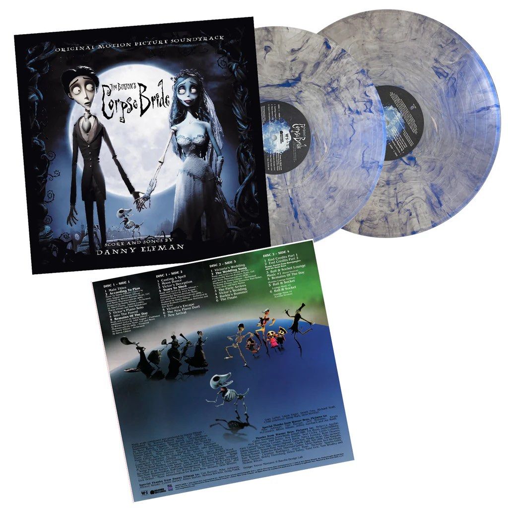 Corpse Bride Original Motion Picture Soundtrack OST (IRIDESCENT BLUE ...