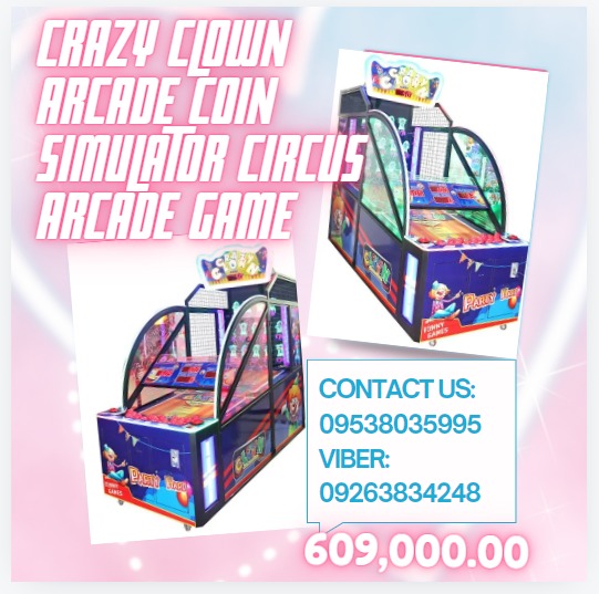 Crazy Clown Arcade Coin Simulator Circus Arcade Game, Everything Else ...