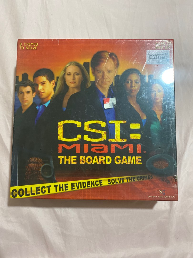 CSI: Miami The Board Game, Hobbies & Toys, Toys & Games on Carousell