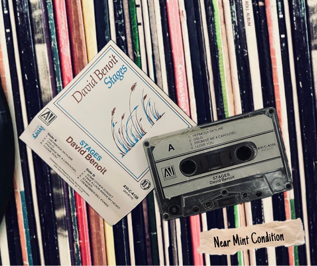 David Benoit Stages Cassette Tape Cassette Tapes Vintage Cassettes Tape ...