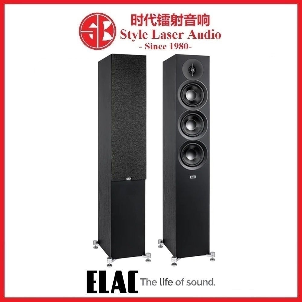 ELAC Debut 3.0 DF53 Floorstand Speaker, Audio, Soundbars, Speakers ...