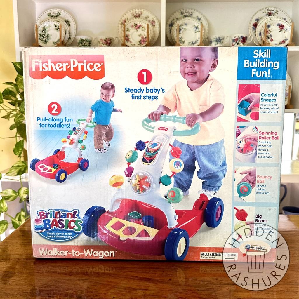 Fisher Price Brilliant Basics Walker-To-Wagon, Hobbies & Toys, Toys ...