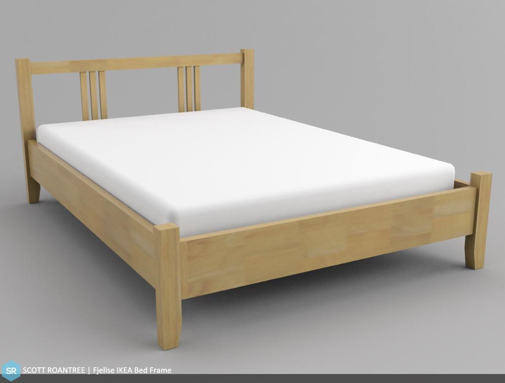 FJELLSE IKEA BED FRAME, Furniture & Home Living, Furniture, Bed Frames ...