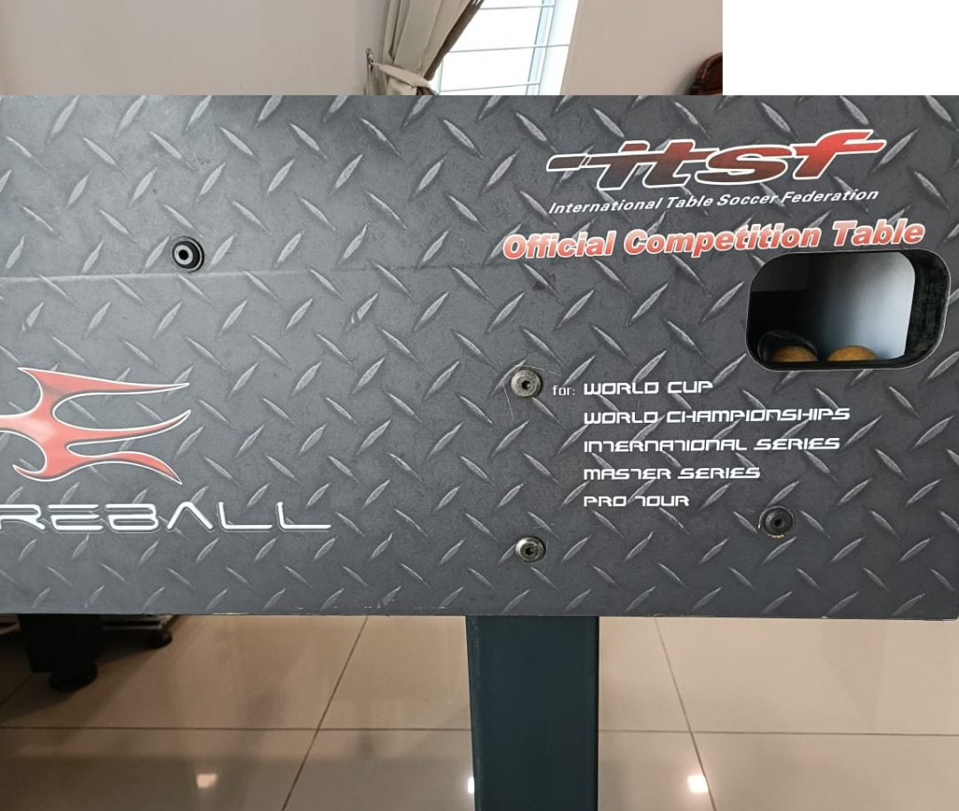 FOOSBALL TABLE FIREBALL ITSF WORLDCUP EDITION, Sports Equipment, Other ...