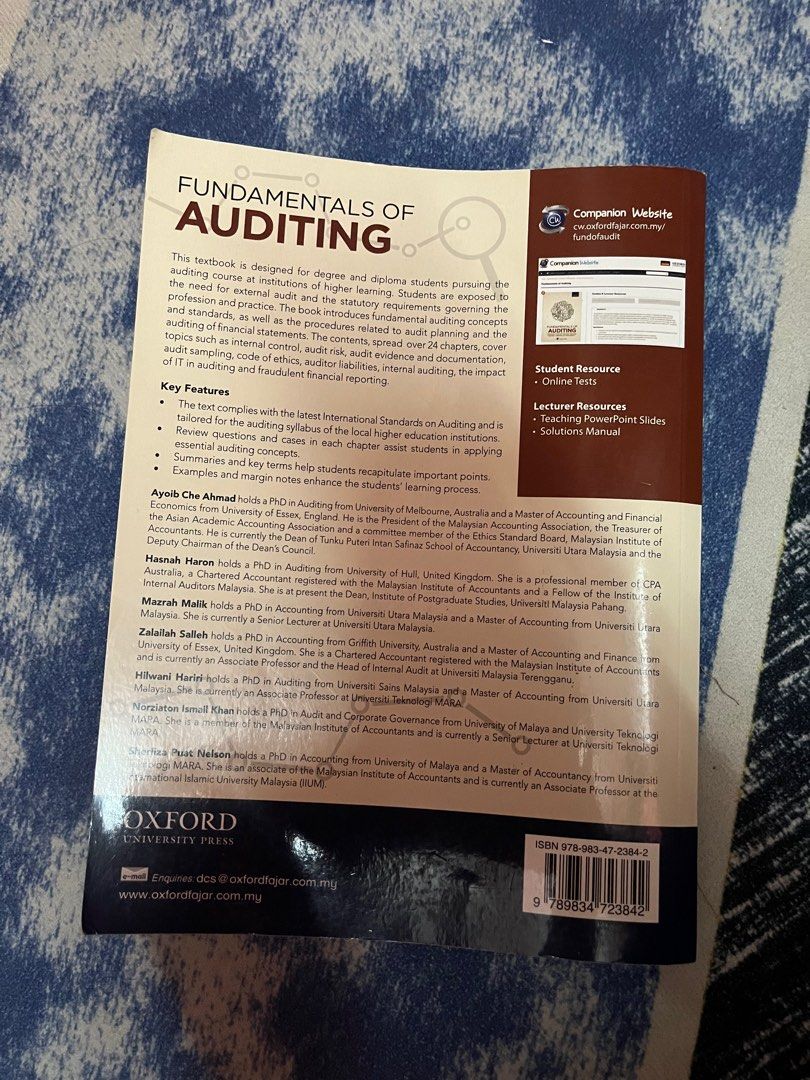 Fundamentals of auditing, Hobbies & Toys, Books & Magazines, Textbooks ...