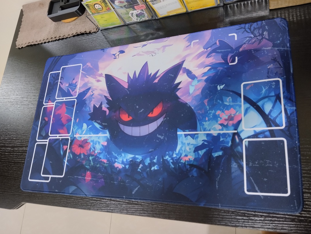 Gengar TCG Playmat 600x350mm, Hobbies & Toys, Toys & Games on Carousell