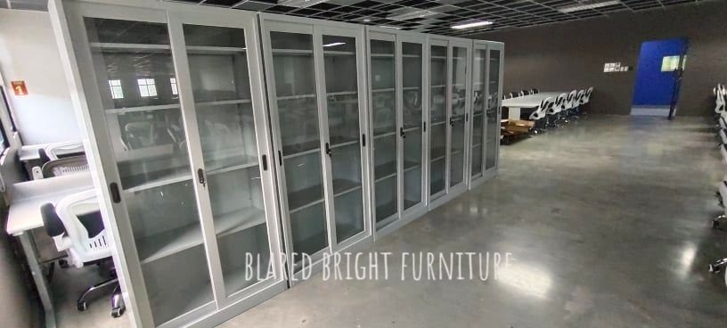 Glass Door Metal Body Cabinet - Office Furniture, Furniture & Home ...