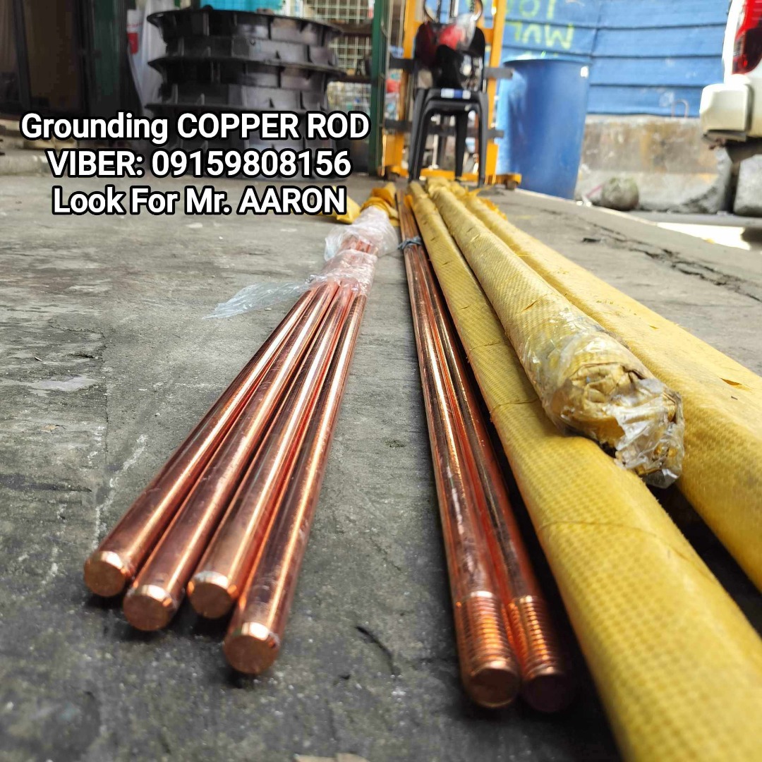 Grounding COPPER ROD 3/4'' x 10ft, Commercial & Industrial ...