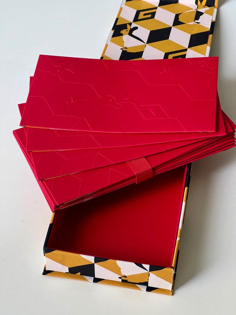 GUCCI - Box Set CNY Ang Pow red packets x 10, Luxury, Accessories on ...