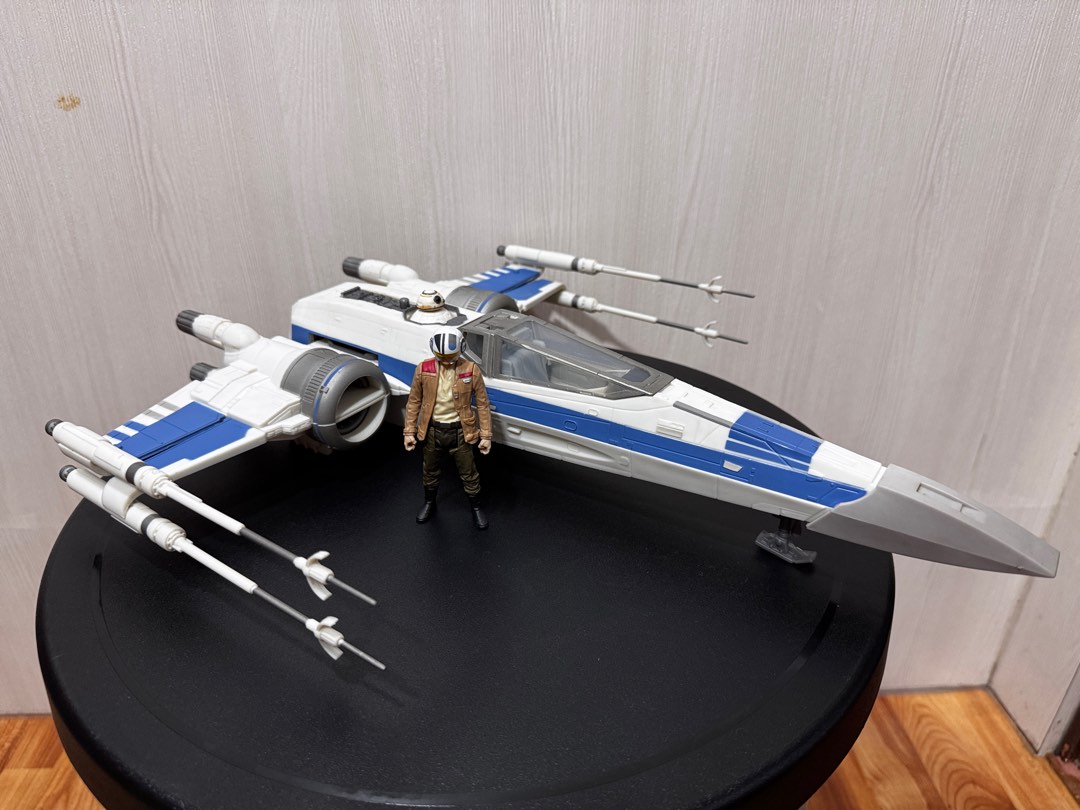 Hasbro Star Wars Force Awaken Poe Dameron Blue X Wing, Hobbies & Toys ...