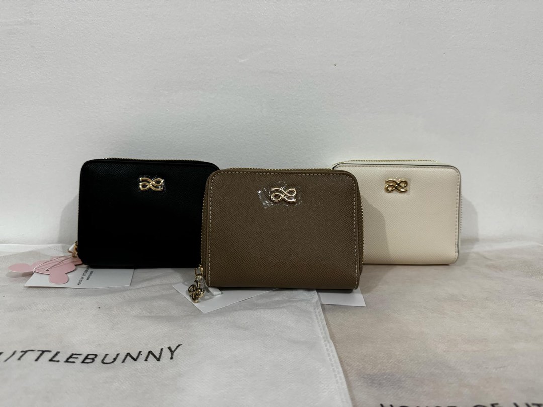 Holb Double Zip Wallet House of Little Bunny, Women's Fashion, Bags ...